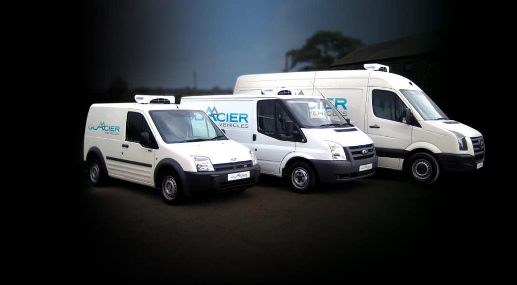 Multiple Vans With Different Features For Different Companies - Glacier ...